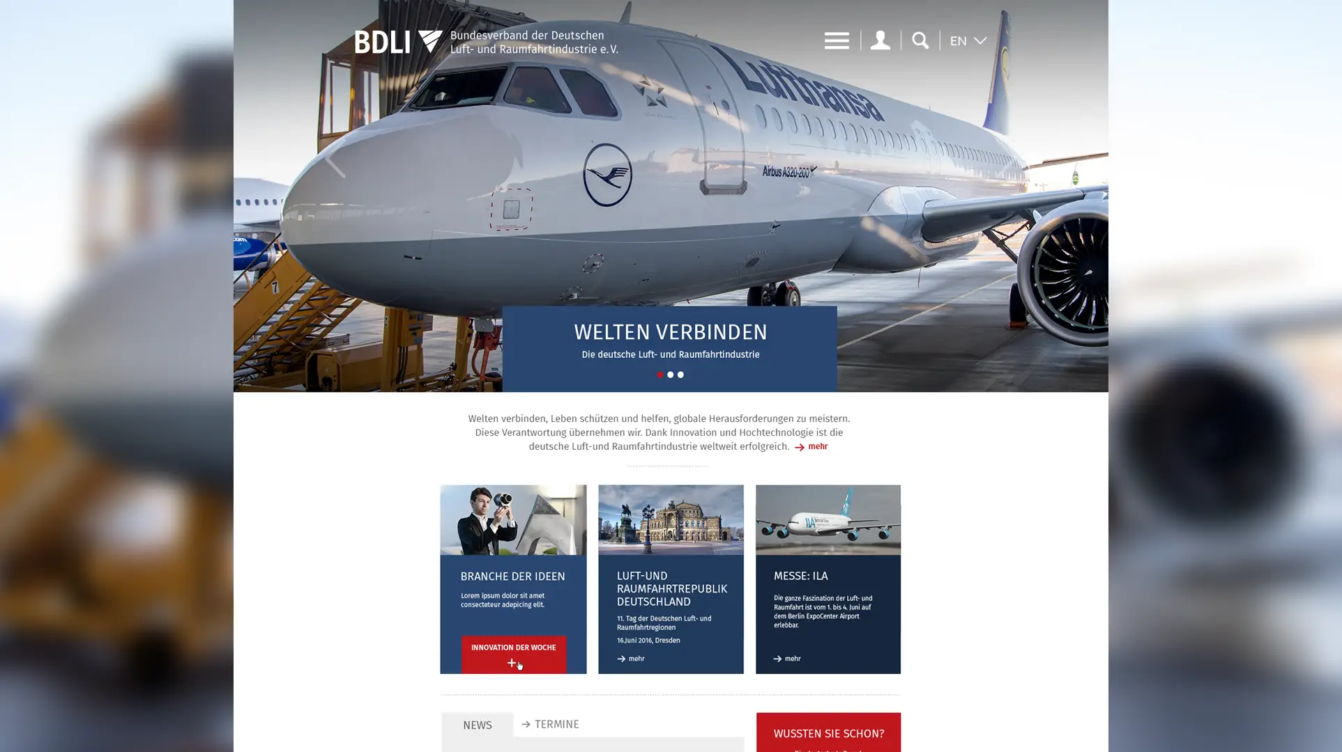 BDLI – Website-Relaunch pünktlich vor der ILA | publicgarden Berlin